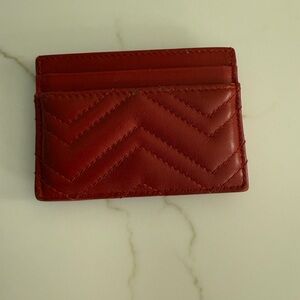 Gucci | Accessories | Gucci Red Card Holder | Poshmark